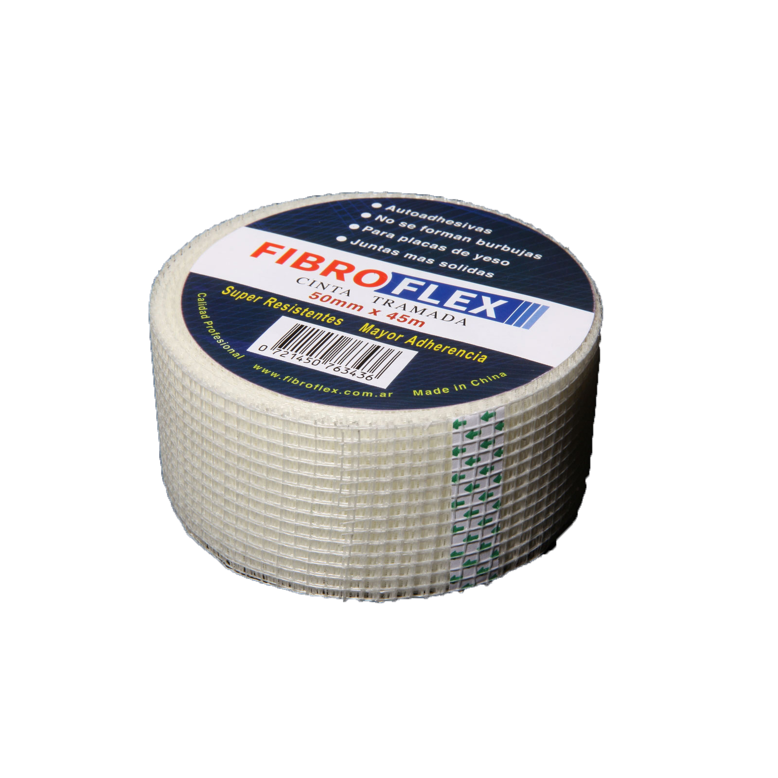 Cinta Tramada Autoadhesiva FIBROFLEX 50 mm x 45 mts – Arteck ...